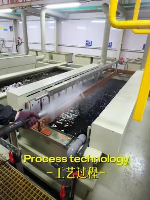 China Die Casting Automated Anodizing Line Aluminum Bright Oxidation Surface Treatment Line for sale