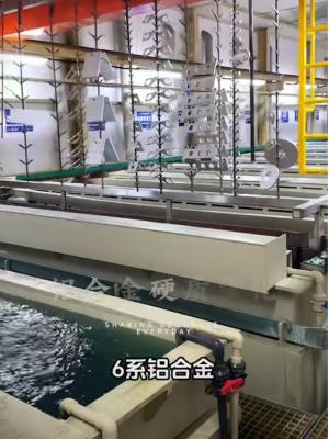 China Aluminum Alloy Automated Anodizing Line High Precision Conductive Oxidation Production Line for sale