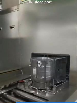 China CNC High Pressure Spray Cleaning Machine Ultrasonic Cleaning Line For Aluminum Alloy Motor Casings for sale
