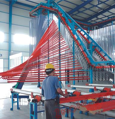 China High-Speed Aluminum Profile Vertical Powder Coating Line Boost Productivity for sale