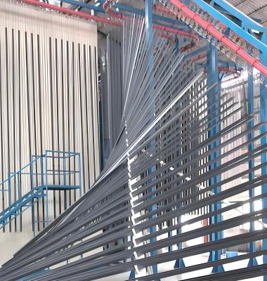 China Compact Design Vertical Powder Coating Equipment for Aluminum Profiles - Fit European Workshop Space for sale