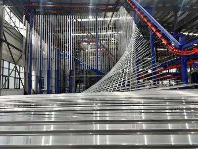 China Corrosion-Resistant Aluminum Profile Vertical Powder Coating Line with Quality Finish for sale