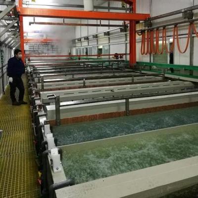 China Compact Automatic Anodizing Line With Modular Design For Space-Saving Aluminum Production for sale