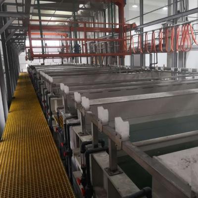 중국 친환경 알루미늄 산화 처리를 위한 분류 폐수 처리 시스템을 갖춘 자동 양극 산화 라인 판매용