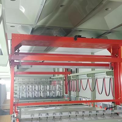 중국 알루미늄 표면 마감을 위한 독립 배기 시스템을 갖춘 갠트리형 자동 양극 산화 라인 판매용