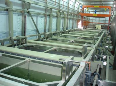 중국 알루미늄 부품 품질 보증을 위한 고정밀 자동 양극 산화 생산 라인 판매용