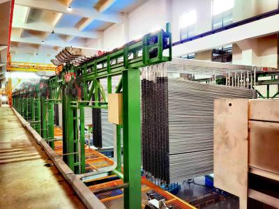 China High Efficiency Aluminum Profile Oxidation Colouring Line For Solar Frame for sale