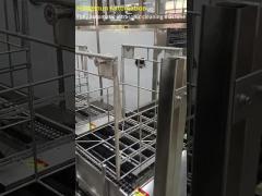 Fully Automatic Ultrasonic Cleaning Equipment 2880W 28KHZ For Metal Parts