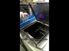 Optical Lens Ultrasonic Cleaning Line Automatic Ultrasonic Cleaner With Centrifugal Drying Function