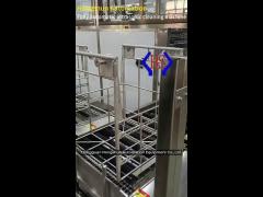 Fully Automatic Ultrasonic Cleaning Equipment 2880W 28KHZ For Metal Parts