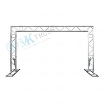China 400 mm schroef aluminium 6082-T6 materiaal multifunctionele truss platte truss voor evenementen buiten Te koop