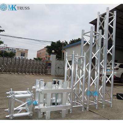 China Aluminium 6082-T6 Heavy Duty Curved Truss Tower Lift met certificaat van aluminiumlegering Te koop