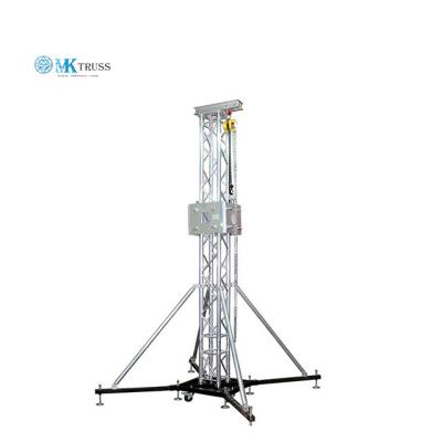 China Lijn Array met Sleeve Block Outdoor Concert Show Aluminium Truss Ground Support Tower Te koop