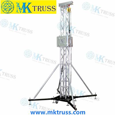 China MK-TS300N Aluminium truss systeem stage met een hoge hardheid van 15-18 graden Te koop
