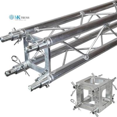 China Hoofdbuis 20*2mm Kerkapparatuur Aluminium Display Booth Event Mobile Stage Truss Te koop
