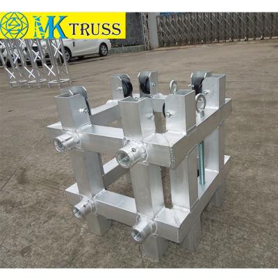 China 290 mm/400 mm Sleeve Block voor het bevestigen van tralies Aluminium legering Certificaat en Stage Design Te koop