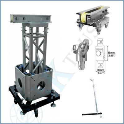 Chine Système de trusses de soutien au sol robustes à clous pour trusses de levage DJ Pro Son et éclairage à vendre