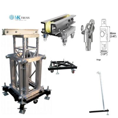 Chine MK-TS400 haut-parleur d'éclairage en aluminium avec système de tour de soutien au sol pour expositions à vendre