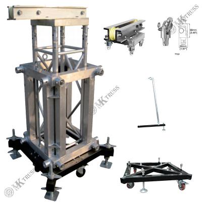 Chine 520 Truss Compatible Tour mobile avec ascenseur en aluminium en argent/noir à vendre