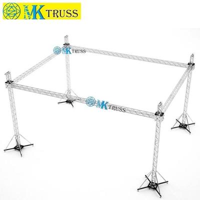 China Huwelijk/concert/show professionele podium effect verlichting truss systeem met zwart dak Te koop