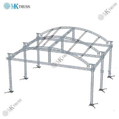 China Theaterkoor Concert Custom Onregelmatige Ronde Aluminium Smart Draagbare Bühne Alle Grootte Truss Te koop