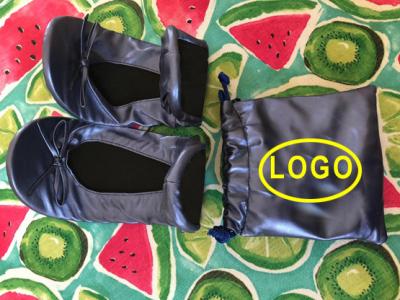 China Logo Price Top Sell Foldable Shoes Roll Up Shoes Women Flat for Wedding Party for Logo Design for sale