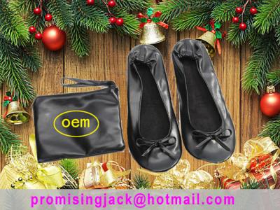 China Very Comfortable and Easy to Store in a Purse Foldable Ballet Shoe for Christmas New Promotion Gift for sale
