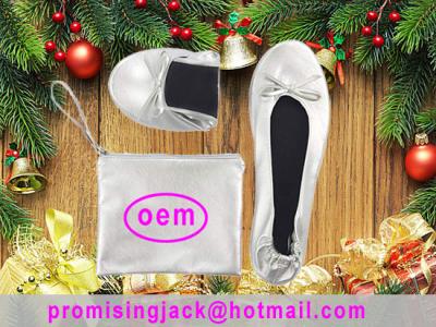 China White and Black Ballet Shoes for Christmas Promotion New Gift in a Bag with Best Price from China Factory for sale