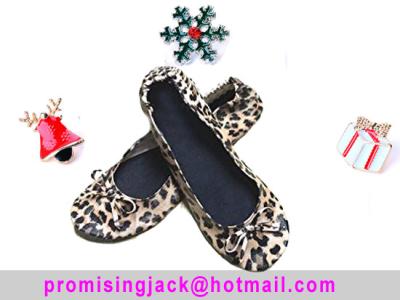 China Christmas Gift ! Popular Women Foldable Ballet Flats Nice Comfortable Flat Ballerina Shoes for Present for sale
