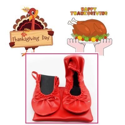 China Best Thanksgiving Day Gift 2018 Customized Foldable Ballet Shoes with Cheapest Price in China for sale