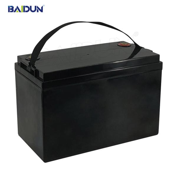 DOD80% Deep Cycle 12V Lithium Battery 1280Wh Built In BMS Protection