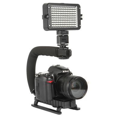 Cina C Shape Flash Bracket Holder Video Handle Handheld Stabilizer For Dslr Slr Camera Phone in vendita