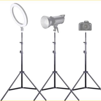 Cina 1/4 Screw Head For phone ring light camera 2M Light Stand Photo Studio Softbox Video tripod stand in vendita