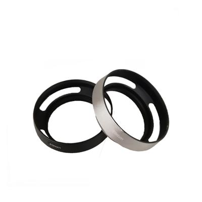 Cina High Quality Professional Black Silver Metal Bayonet Mount DSLR Camera Lens Hood in vendita