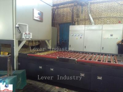 China Lever LV-TFB-C Series Flat and Bending Glass Tempering Furnace with cross bending for sale