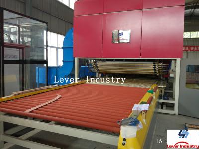 China Horizontal Rollers Hearth Bi-direction Flat / Bending Glass Tempering furnace with Convection for sale