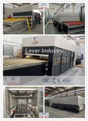 China Double Curvature Bending Glass Tempering Furnace for Auto rear glass for sale