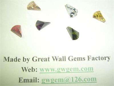 China 12x18mm cubic zirconia (CZ) AX for sale