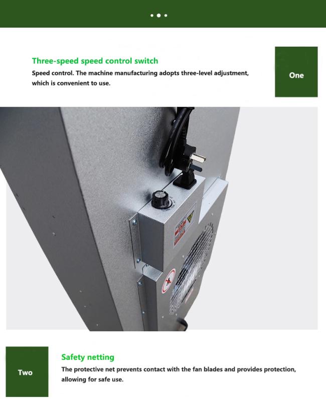 YAYE FFU Fan Filter Unit front view