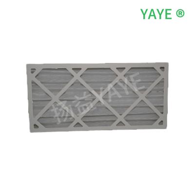 China HVAC Systems Air Pre Filter with Cardboard Frame and Two Side Wire Mesh for sale