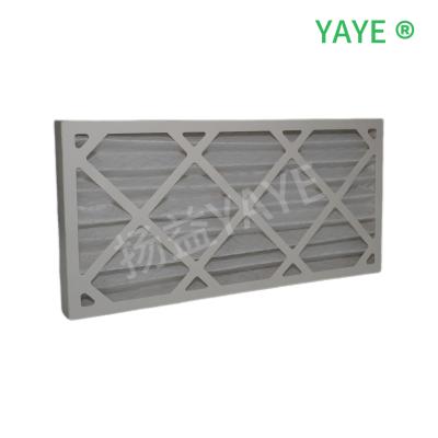 China HVAC Systems Air Pre Filter with Cardboard Frame and Two Side Wire Mesh for sale