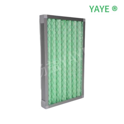 China Air Pre Filter G1 G4 Pleated Panel Filter ISO Aproved for Industrial Air Filtration Systems for sale