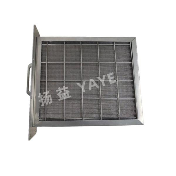 Quality Folding Metal Mesh Pre Filter High Temp Air Filter G4 With Flange for sale