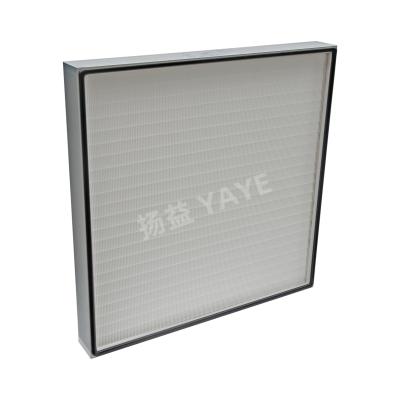 China YAYE 305×915×90mm HEPA Air Purifier Filter , High Temp HEPA Filter With Top Tank Seal for sale