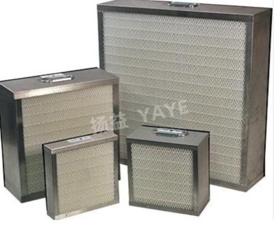 China YAYE 0.3 Micron Cleanroom Air Filter Custom Design Deep Pleat Hepa H13 H14 Ulpa U15 for sale