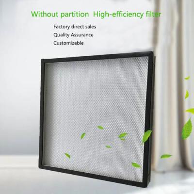 China YAYE HEPA Air Filter Aluminum Alloy Frame With Aluminum Foil Separater for sale