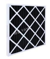 Quality Activated Carbon Panel Air Filter G4 Customized Pleated Panel Filter for sale