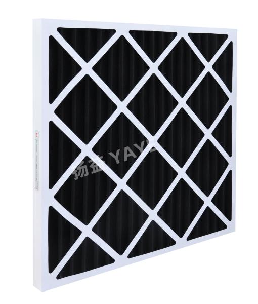 Quality Activated Carbon Panel Air Filter G4 Customized Pleated Panel Filter for sale