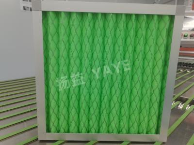 China 45pa Pre Air Filter Aluminum Frame G4 Panel Filter Primary Filtration Applied for sale