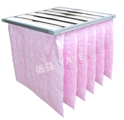 China Bag-type medium-efficiency filter, aluminum frame, multi-bag type filtration for sale